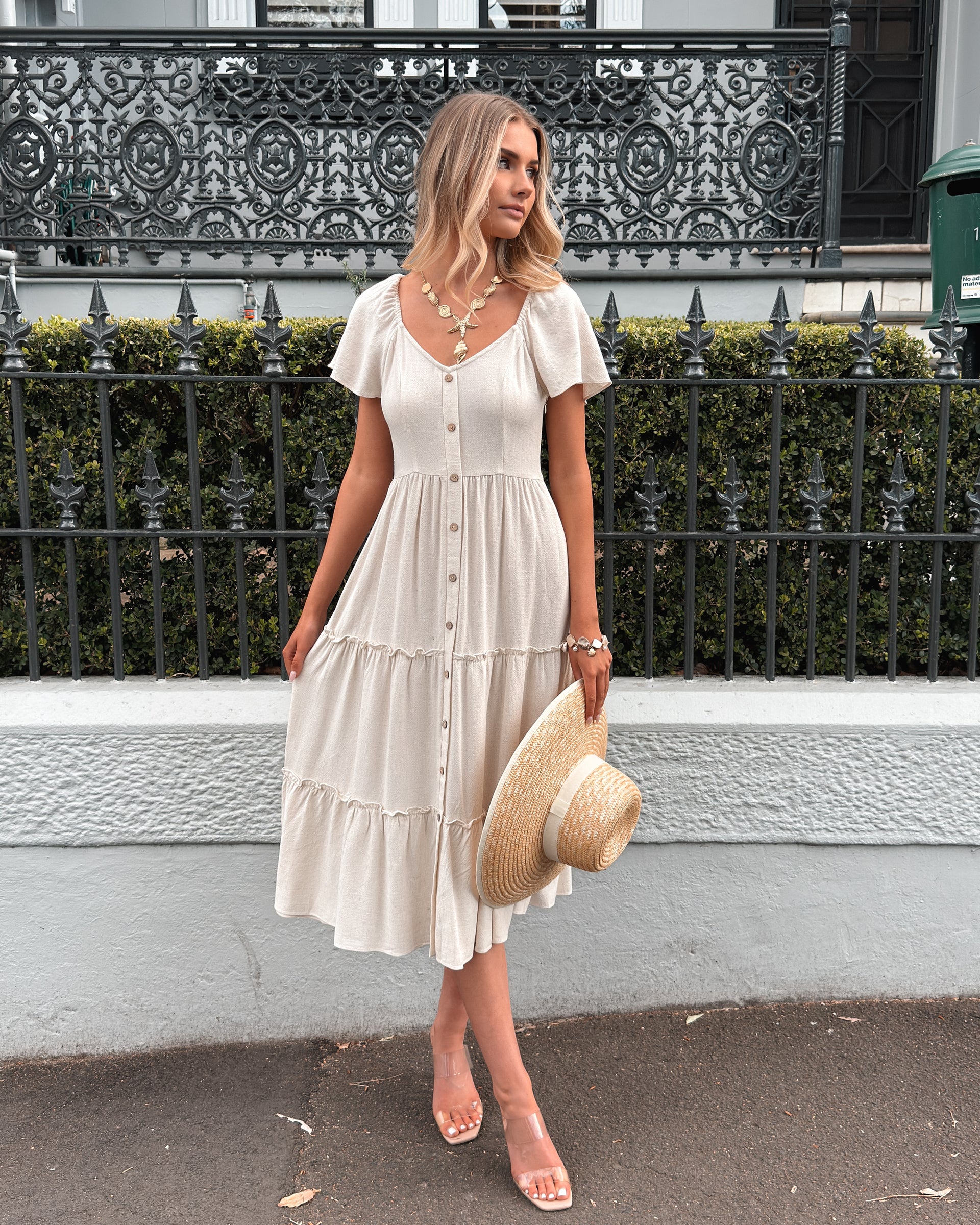 Buy Beige Dresses Online Australia | ESTHER & CO.