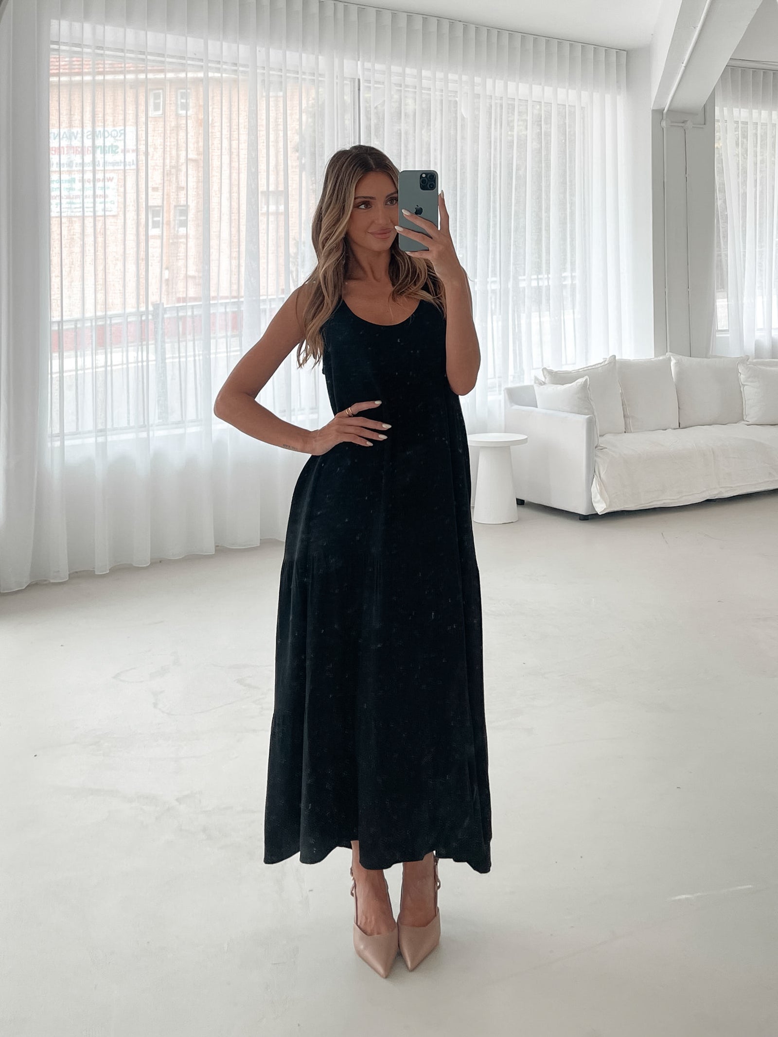 Esther & Co. Lydia Dress - Black – ESTHER & CO.