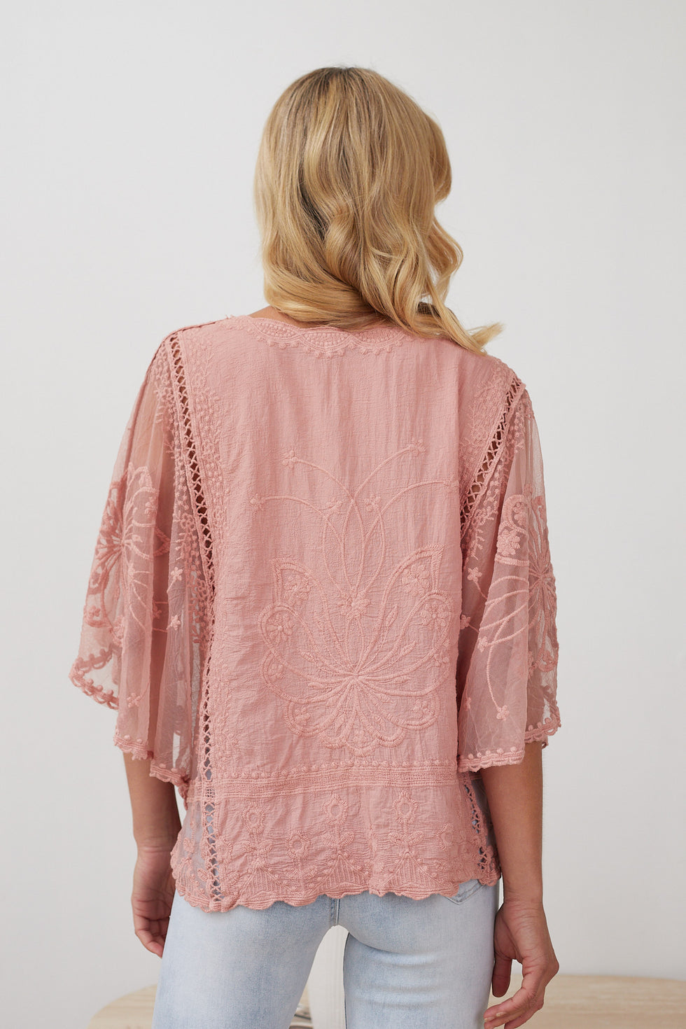 Esther & Co. Gabrielle Top - Pink – ESTHER & CO.