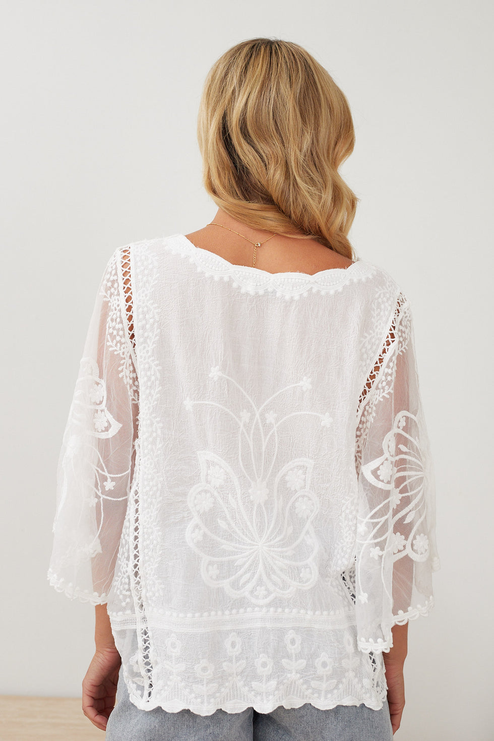 Esther & Co. Gabrielle Top - White – ESTHER & CO.